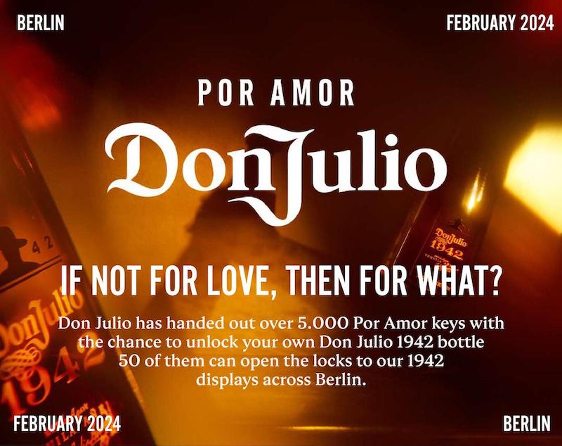 Don Julio Por Amor Keys